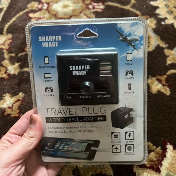 Sharper Image | Other | Travel Plug World Adapter | Poshmark